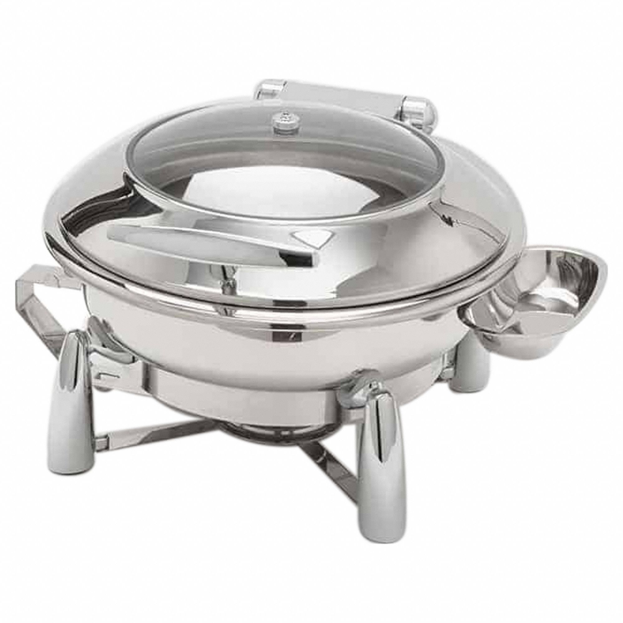 AMERICAN METALCRAFT, 7 qt Capacity, 20 1/2 in Overall Lg, Chafer ...