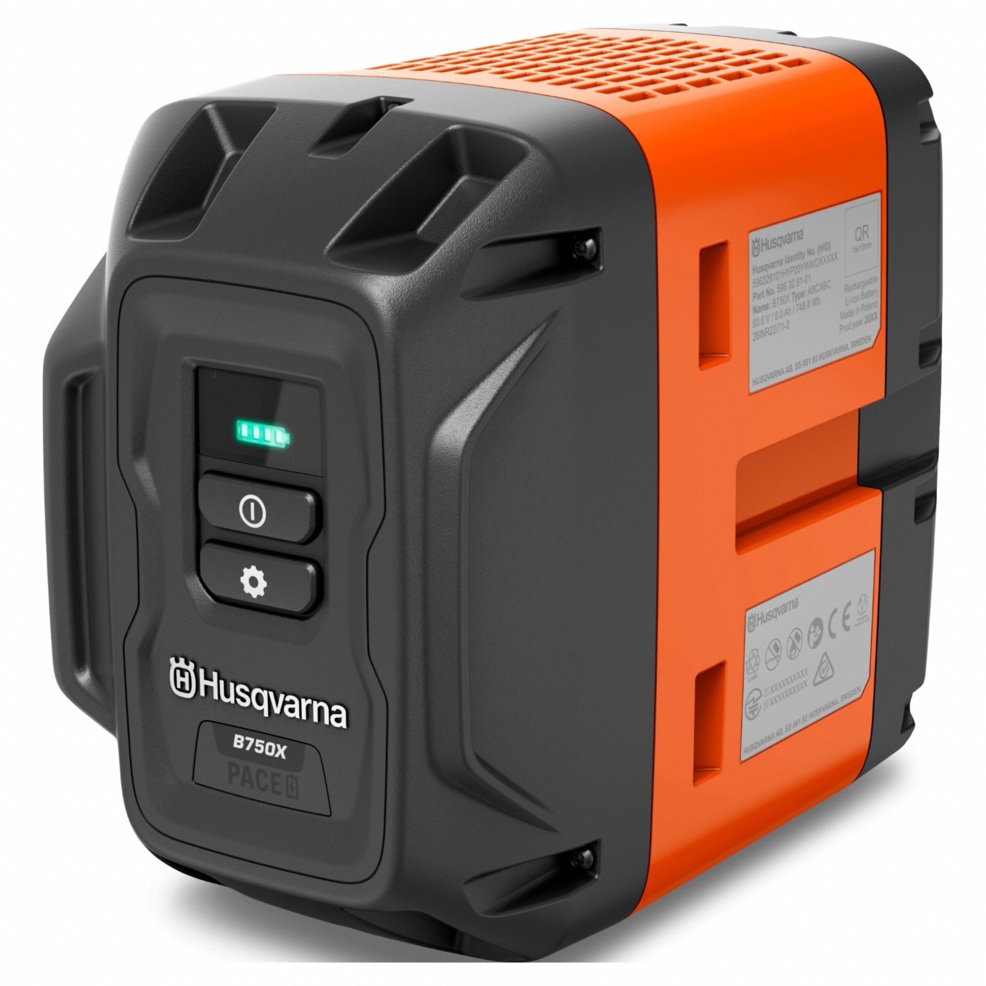 8 Ah Battery Capacity, PACE, Battery - 806GV0|B750X PACE - Grainger