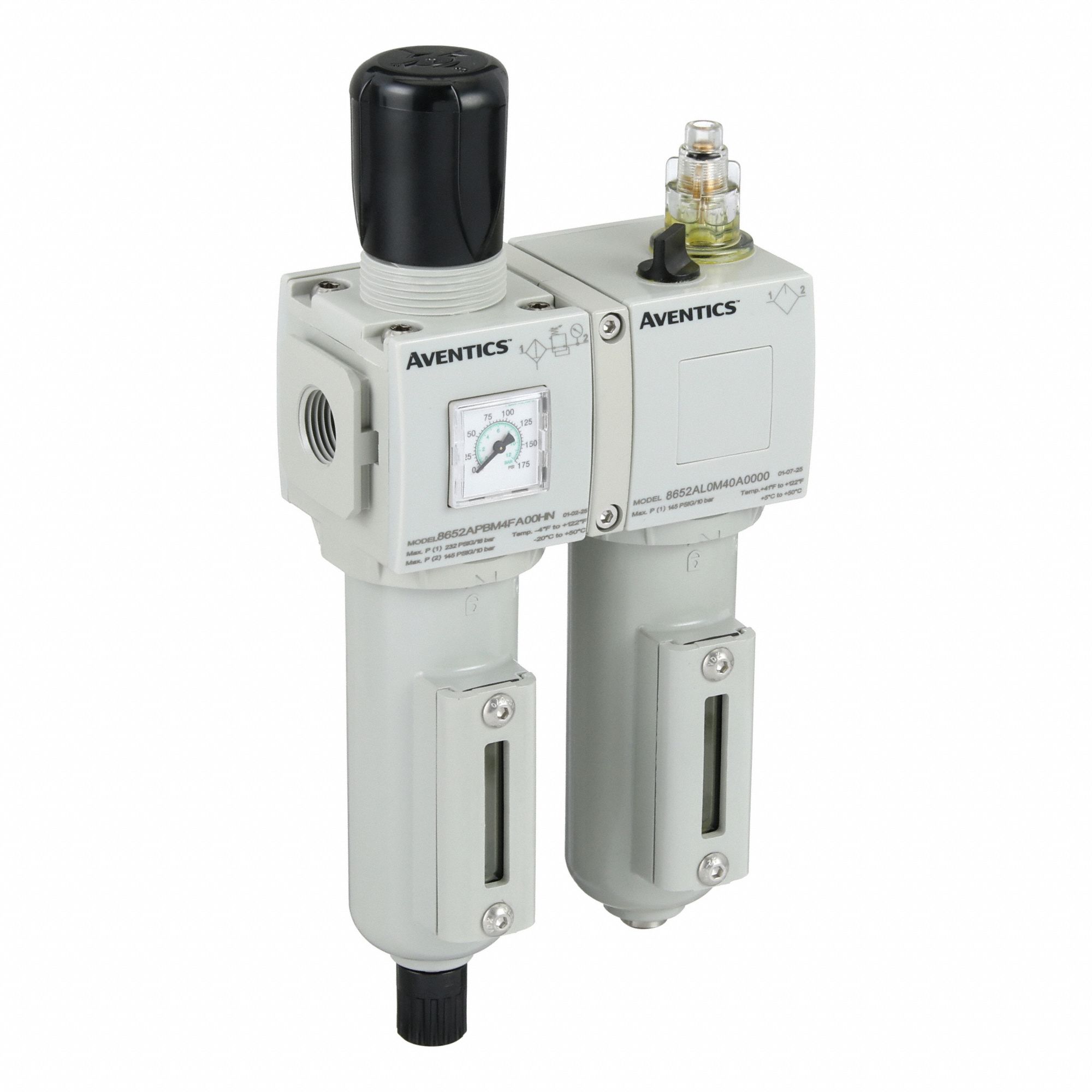 NUMATICS, 1/2 in NPT, 4,490 lpm, Filter Regulator Assembly - 806HC5 ...