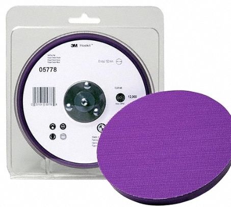 PAINTERS DISC PAD W/HOOKIT,05778, 6" - Grainger