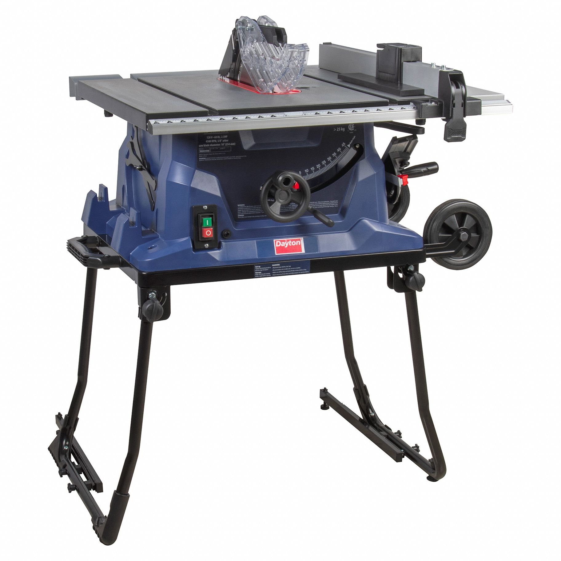 DAYTON, 120 V AC Volt, 15 A Current, Table Saw - 806KV0|806KV0 - Grainger
