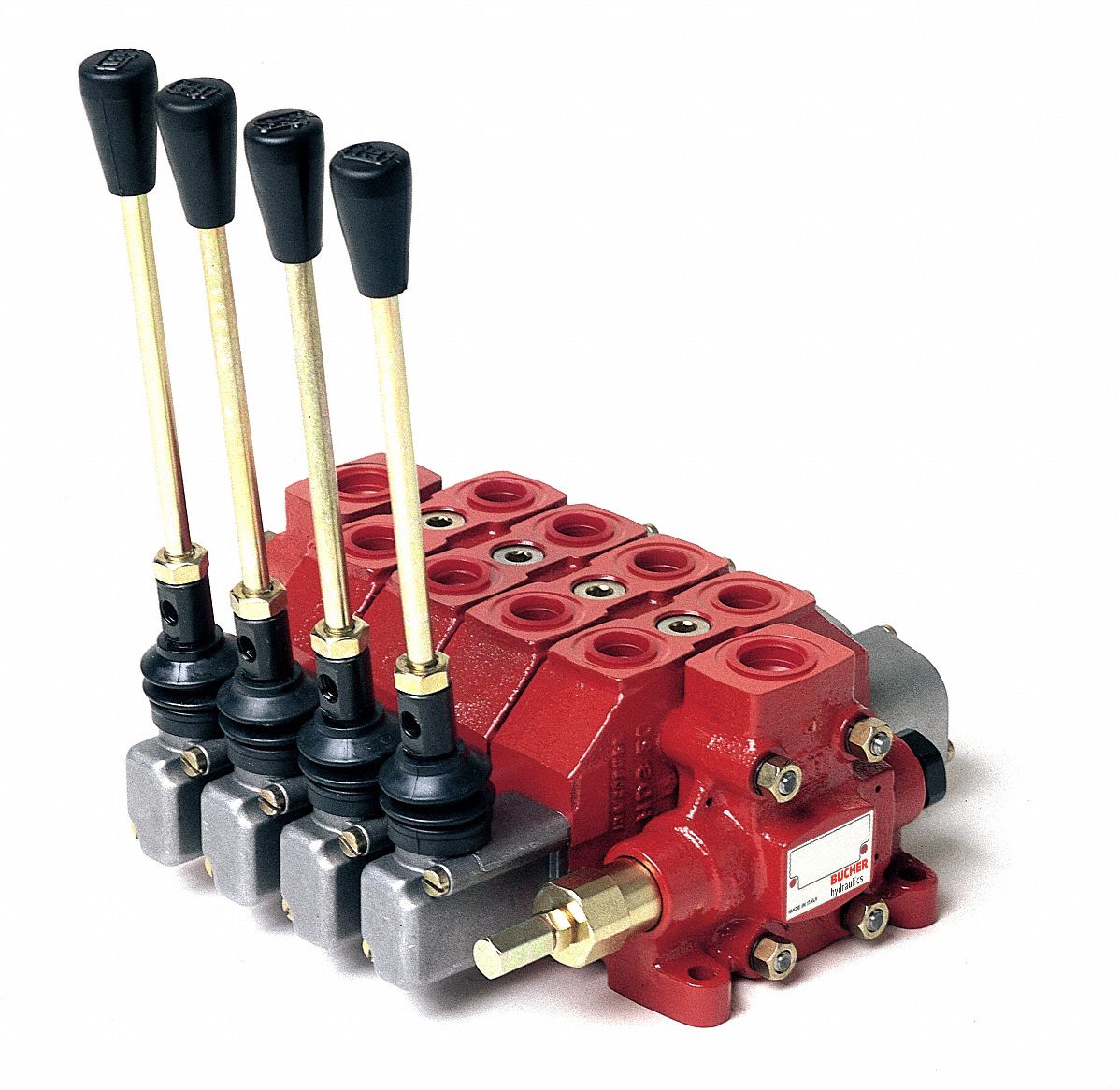 BUCHER HYDRAULICS, Four-Way / Three Positions, Tandem Center, Lever ...