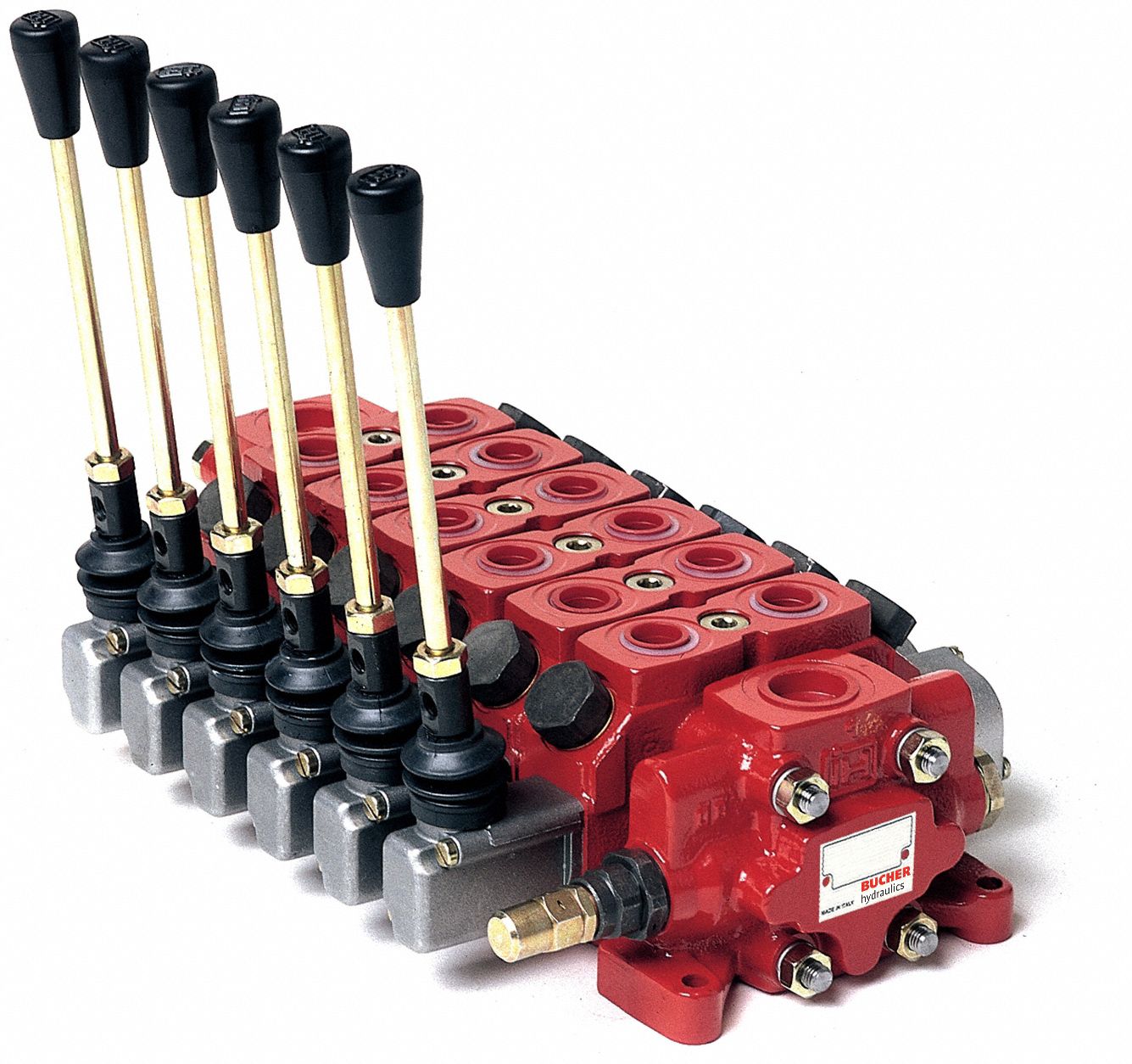 BUCHER HYDRAULICS, Four-Way / Three Positions, Tandem Center, Lever ...