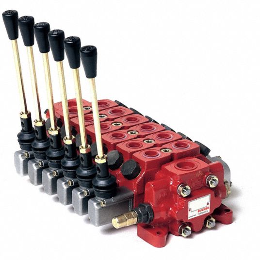 BUCHER HYDRAULICS, Four-Way / Three Positions, Tandem Center, Lever ...