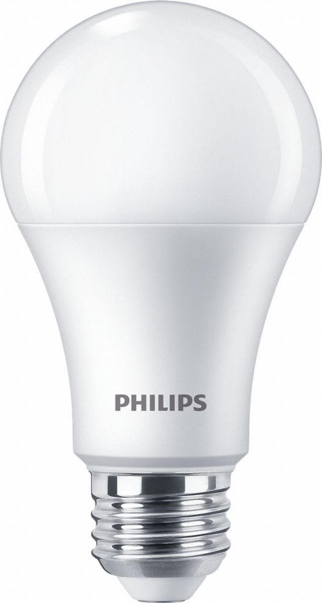 PHILIPS, Medium Screw (E26), LED, Compact LED Bulb - 806TT8|16A19/PER ...