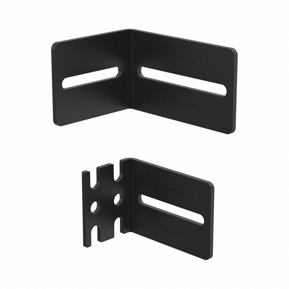 PANDUIT, Fiber-Duct, Black, Adjustable Z Bracket - 880FR1|FZBA1.5X4 ...