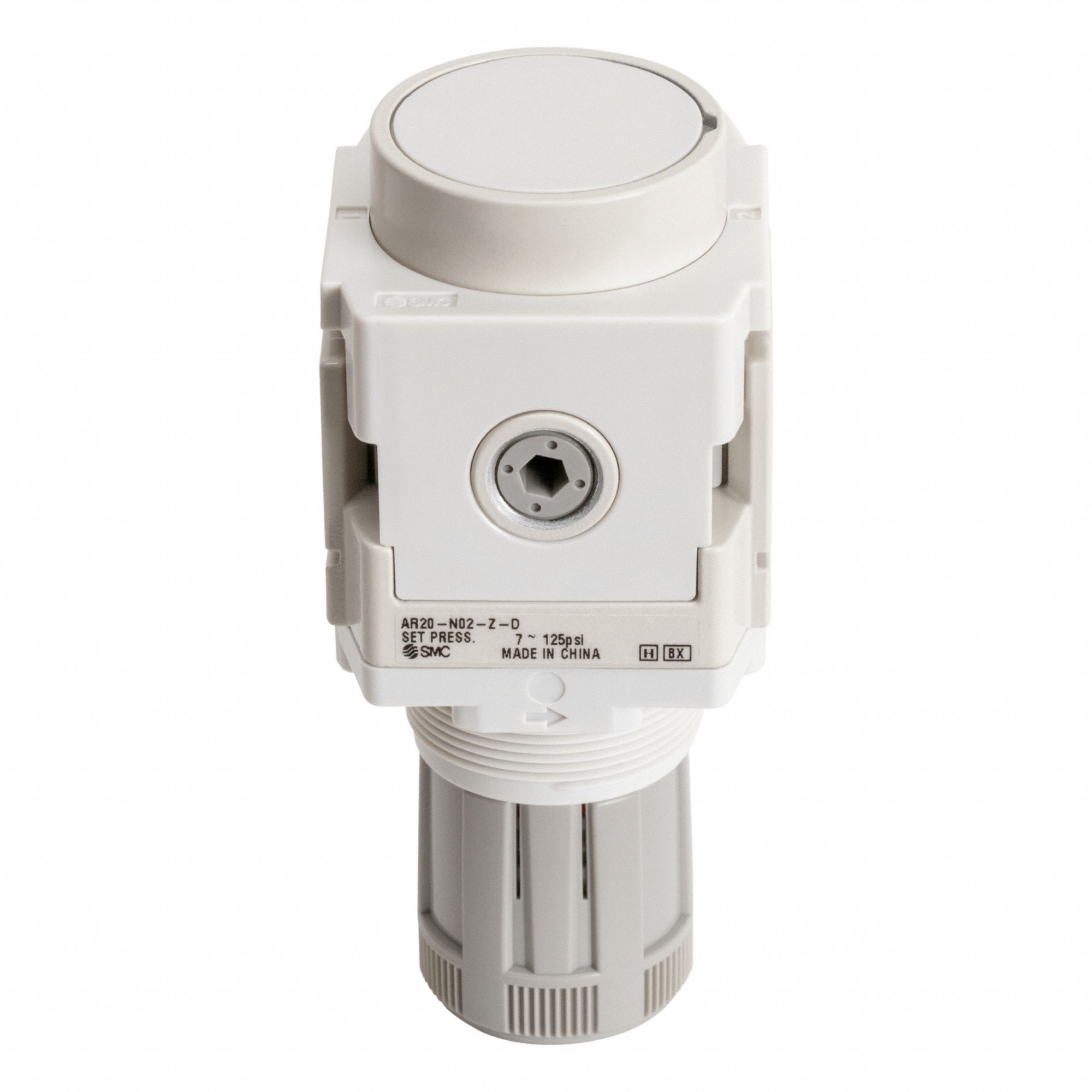 SMC, Die-Cast Zinc, 1/4 in NPT, Regulator - 807FT0|AR20-N02-Z-D - Grainger