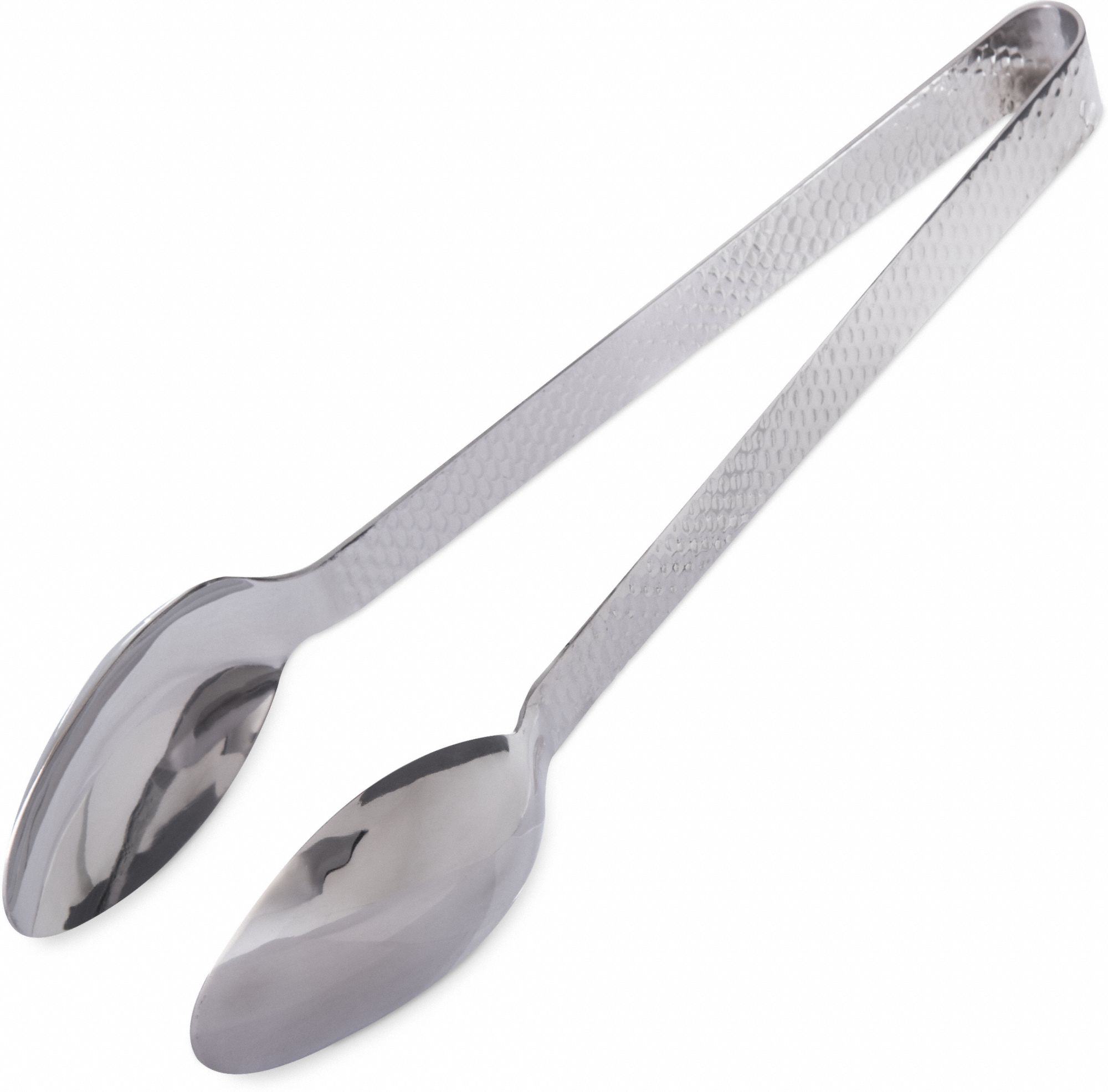 CARLISLE, 12 in Overall Lg, Silver, Serving Tongs - 807HU0|60211 - Grainger
