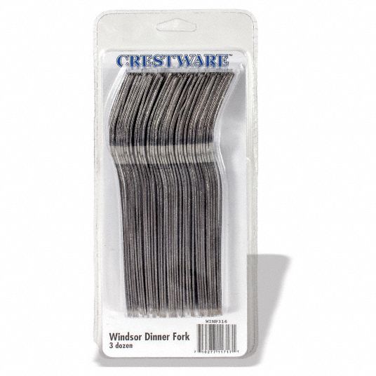 CRESTWARE, Windsor, 18/0, Dinner Fork - 807J90|WINP316 - Grainger