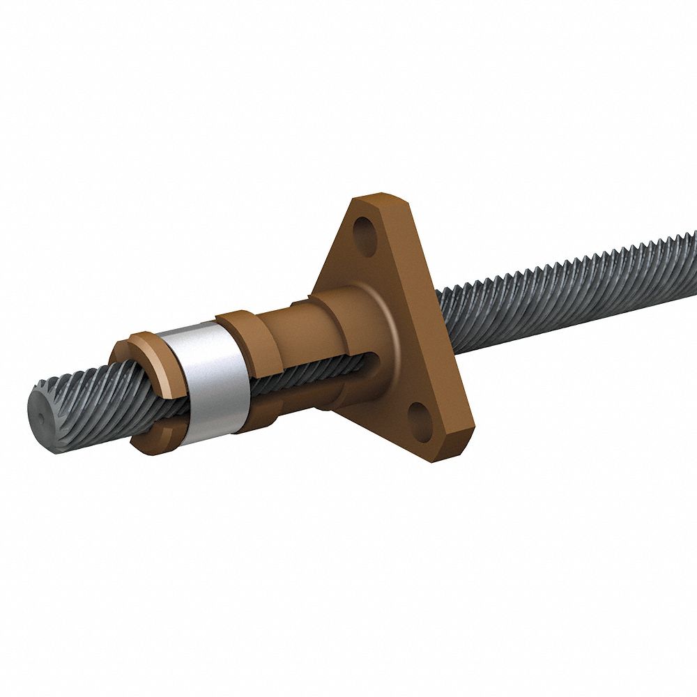 PBC LINEAR, Lead Screw and Nut Assembly, Anti-Backlash, Precision Lead ...