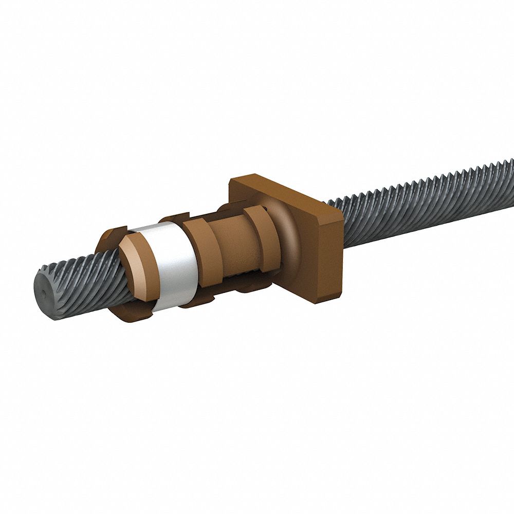 PBC LINEAR, Lead Screw and Nut Assembly, Anti-Backlash, Precision Lead ...