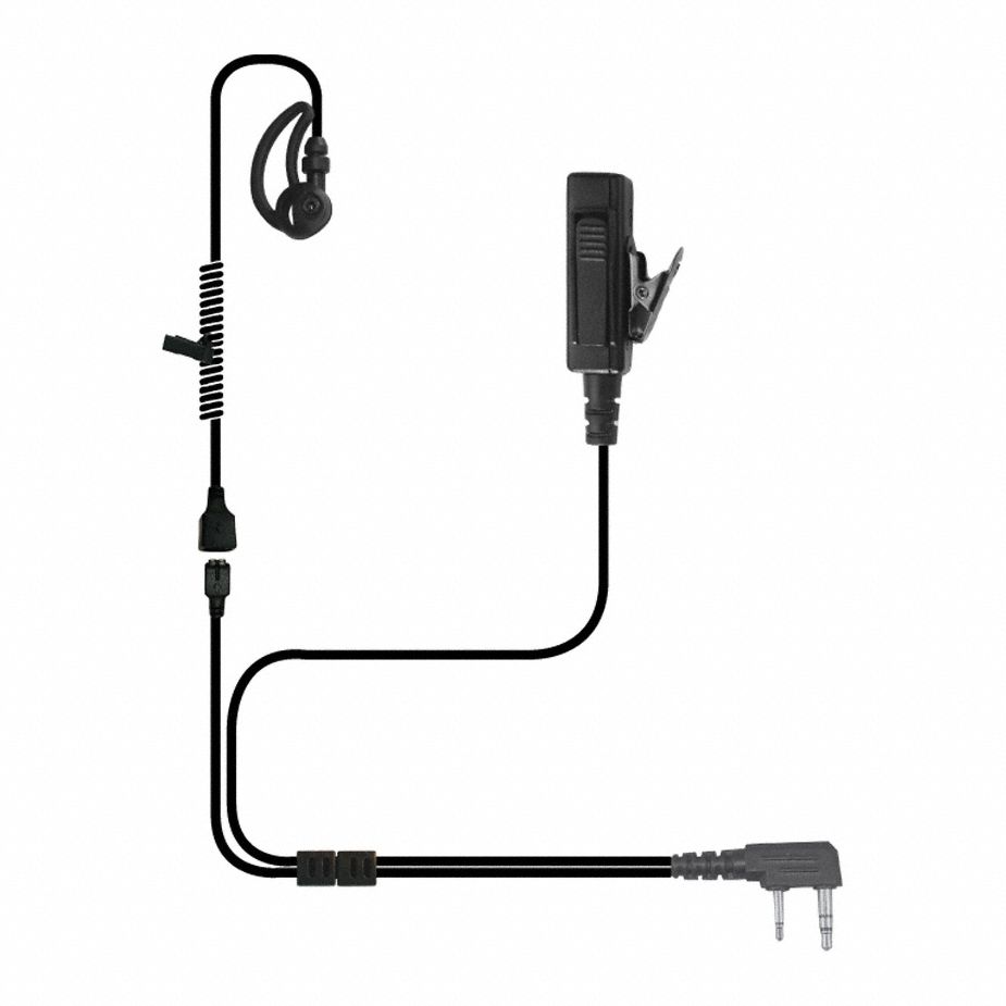 EARPHONE CONNECTION, Fits Kenwood, Earbud, Earpiece - 807T15|EP6501MS-B ...