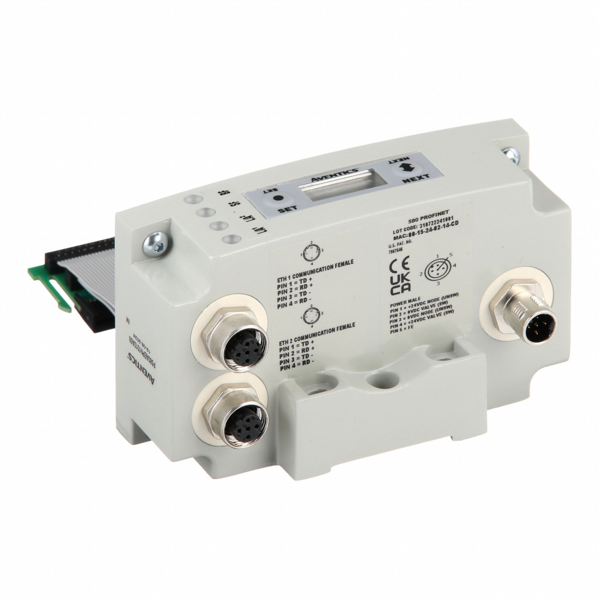 AVENTICS, For 580 Series, For PROFINET™ Protocol, Communications Module ...