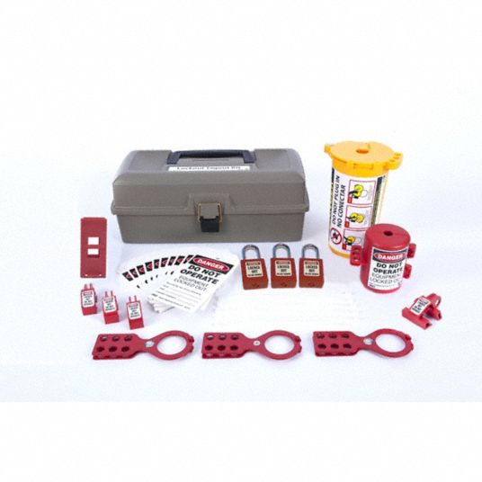 ZING, Keyed Different Padlocks, Lockout Tagout Kit - 808G23|7156-USA ...
