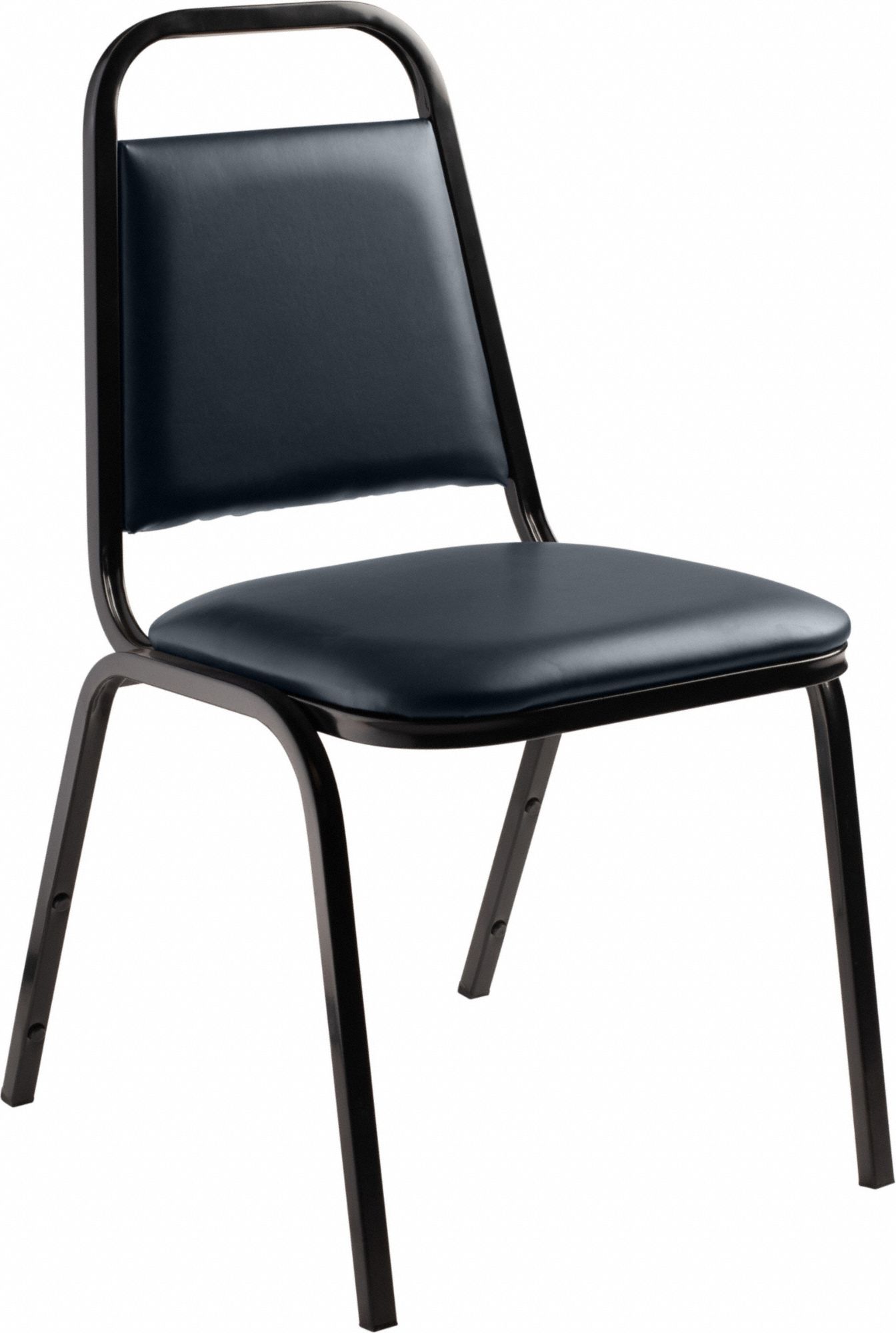 BASICS, Faux Leather Seat, Vinyl, Stacking Chair - 810UE3|9104-B - Grainger