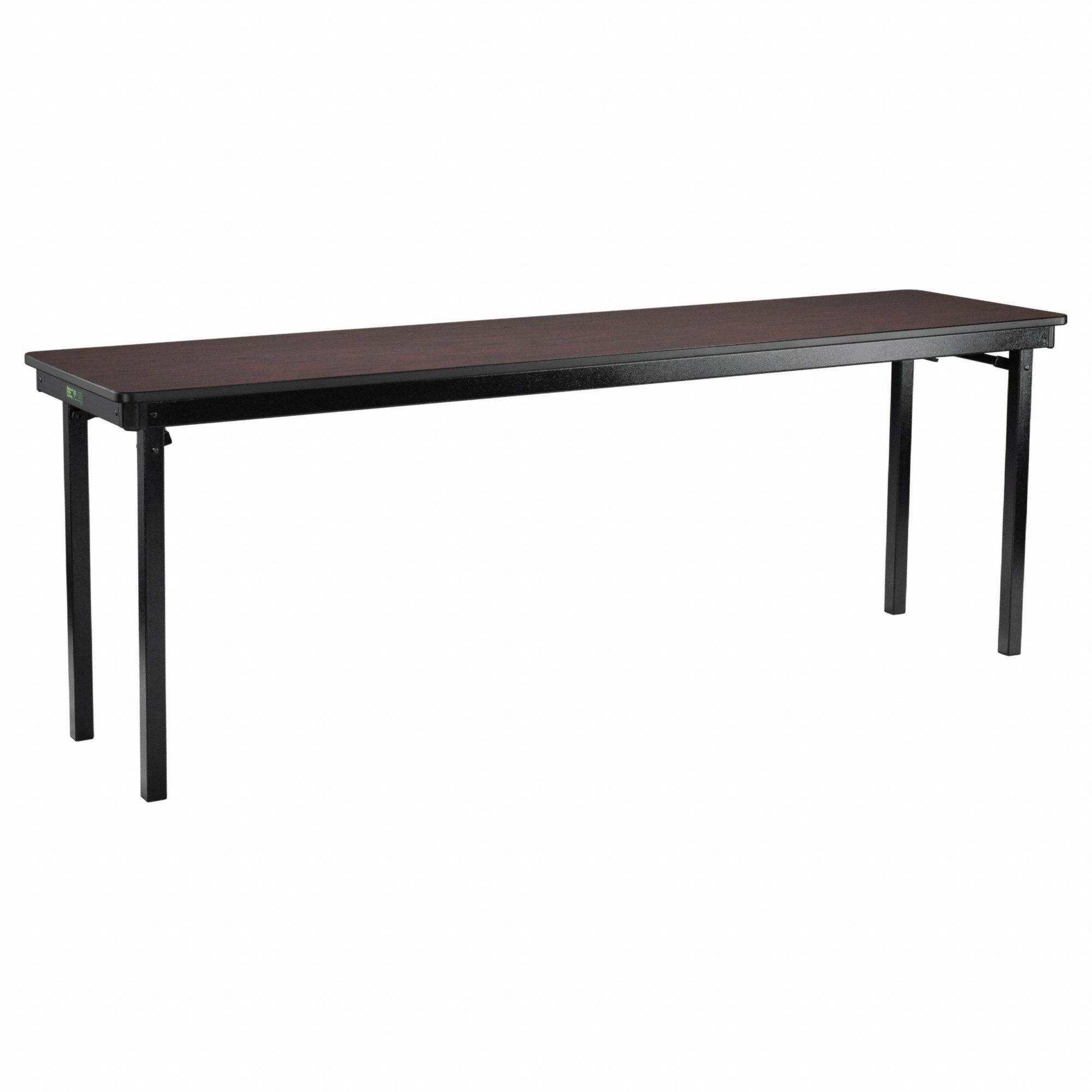 NATIONAL PUBLIC SEATING, Rectangle Table Shape, Mahogany Tabletop ...