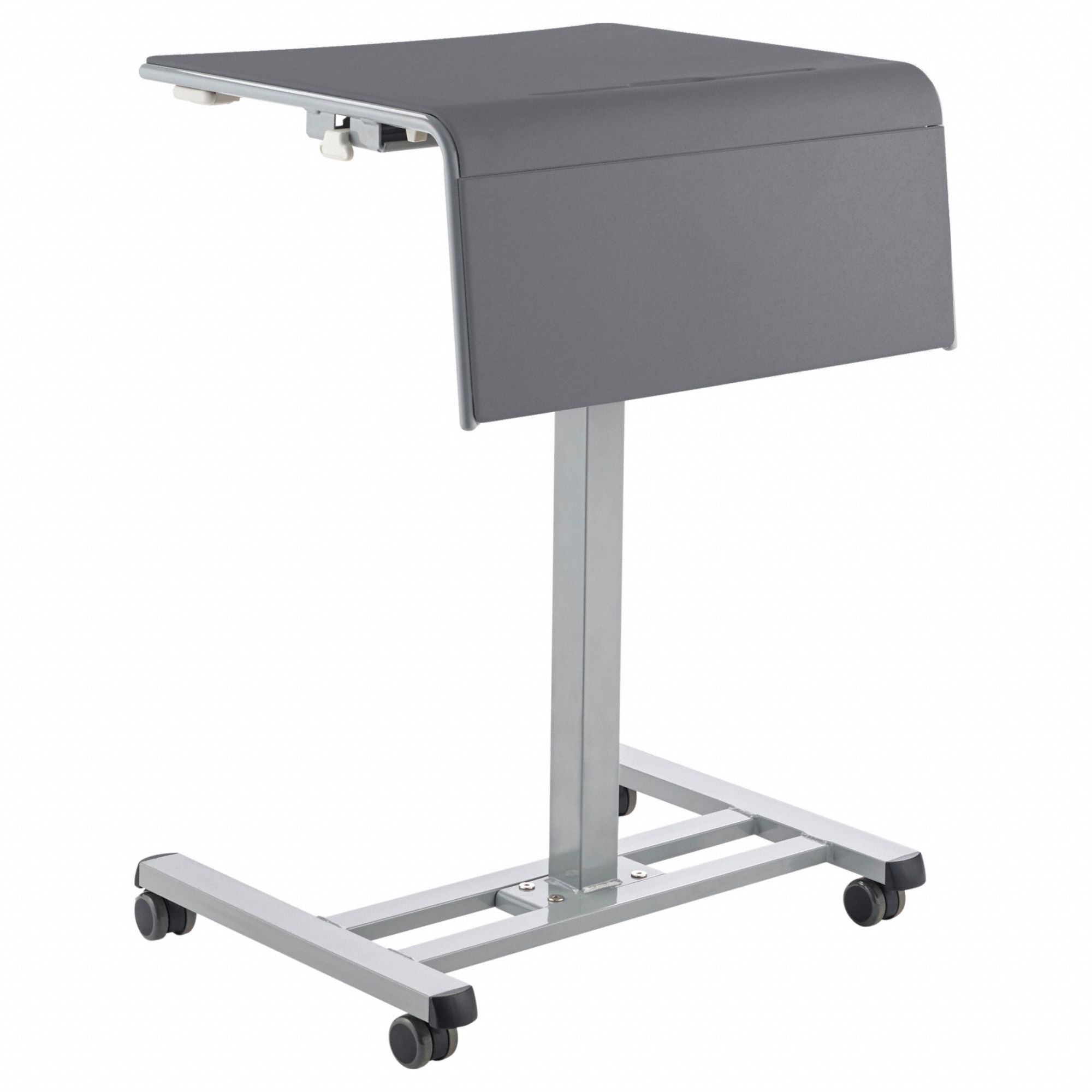 NATIONAL PUBLIC SEATING, 41 3/4 in Max Desktop Ht, Manual, Adjustable ...