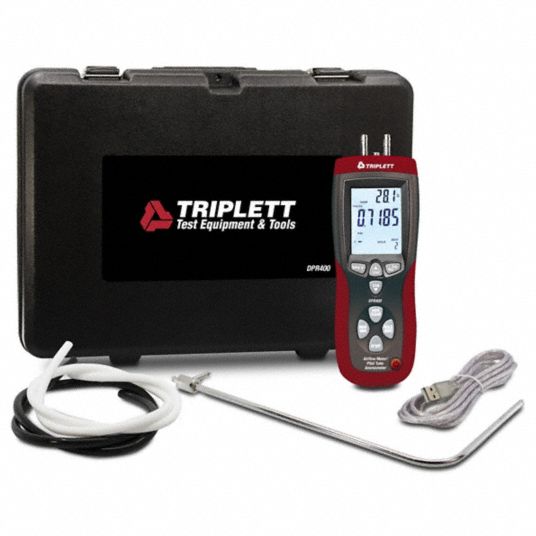 TRIPLETT, DPR400, Airflow Meter - 809F74|DPR400 - Grainger