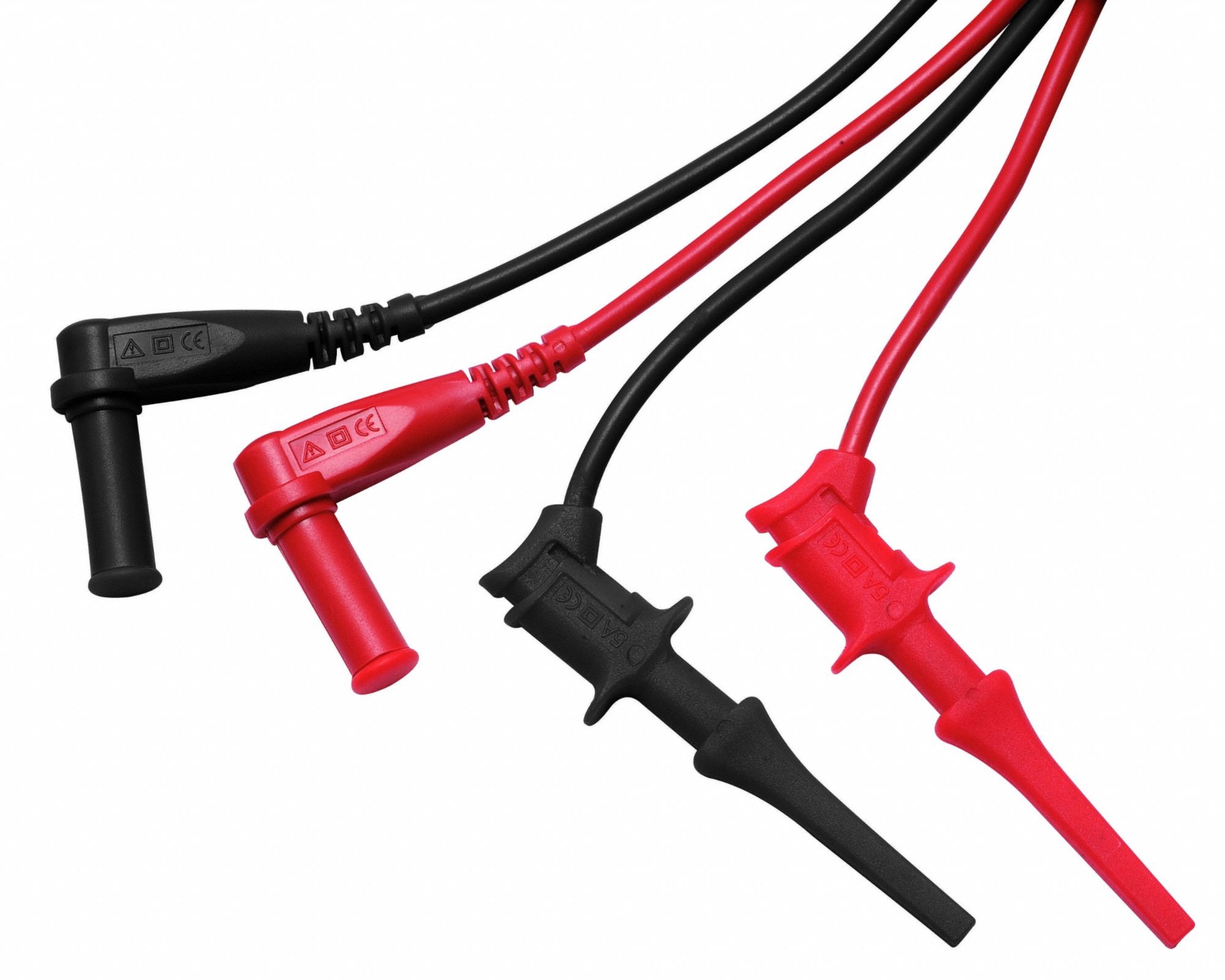 TRIPLETT, CAT II 300V, Mini-Hook Tip, Test Lead - 809F75|TL20 - Grainger