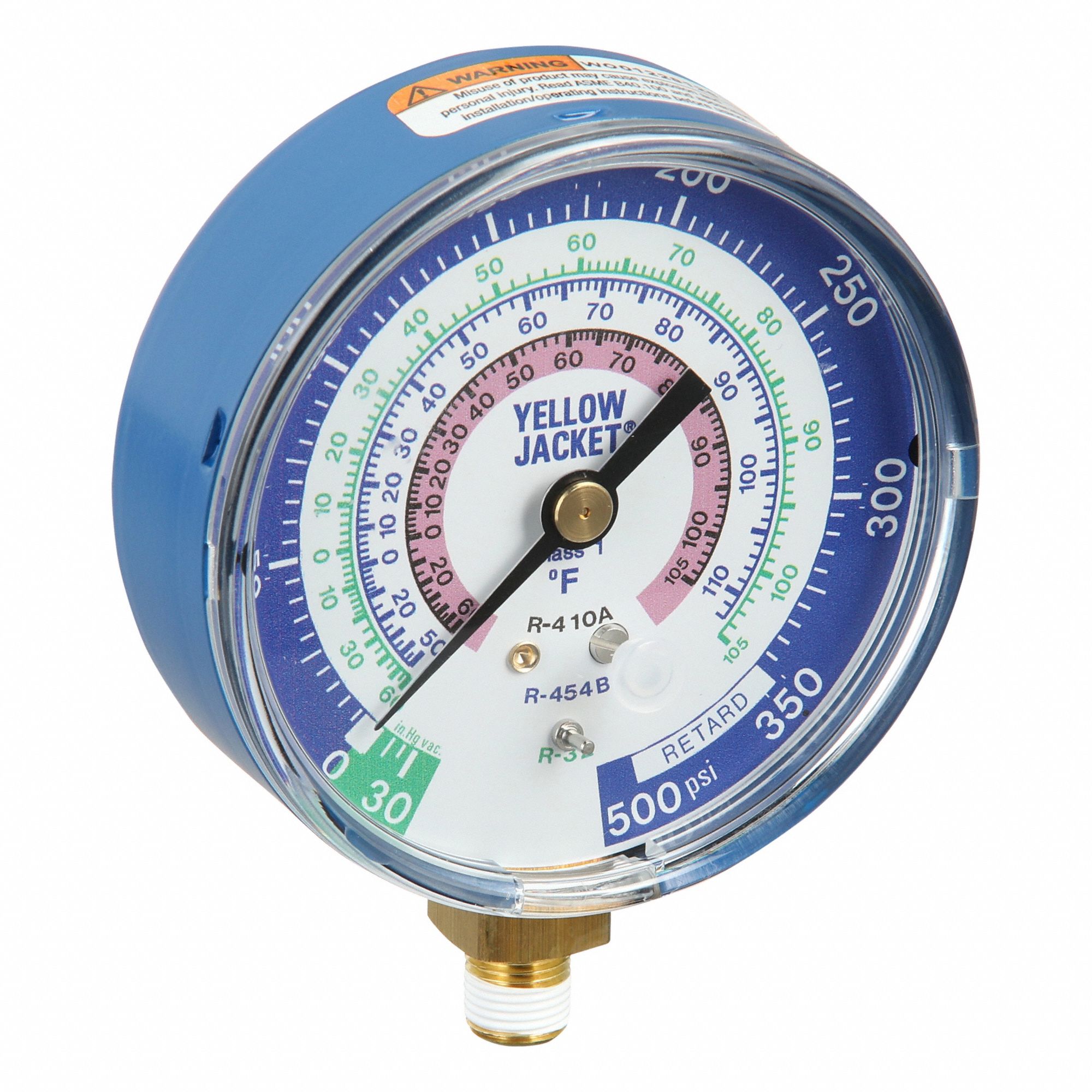 YELLOW JACKET, Test Gauge, 800 psi, Test Gauge - 809K34|49118 - Grainger