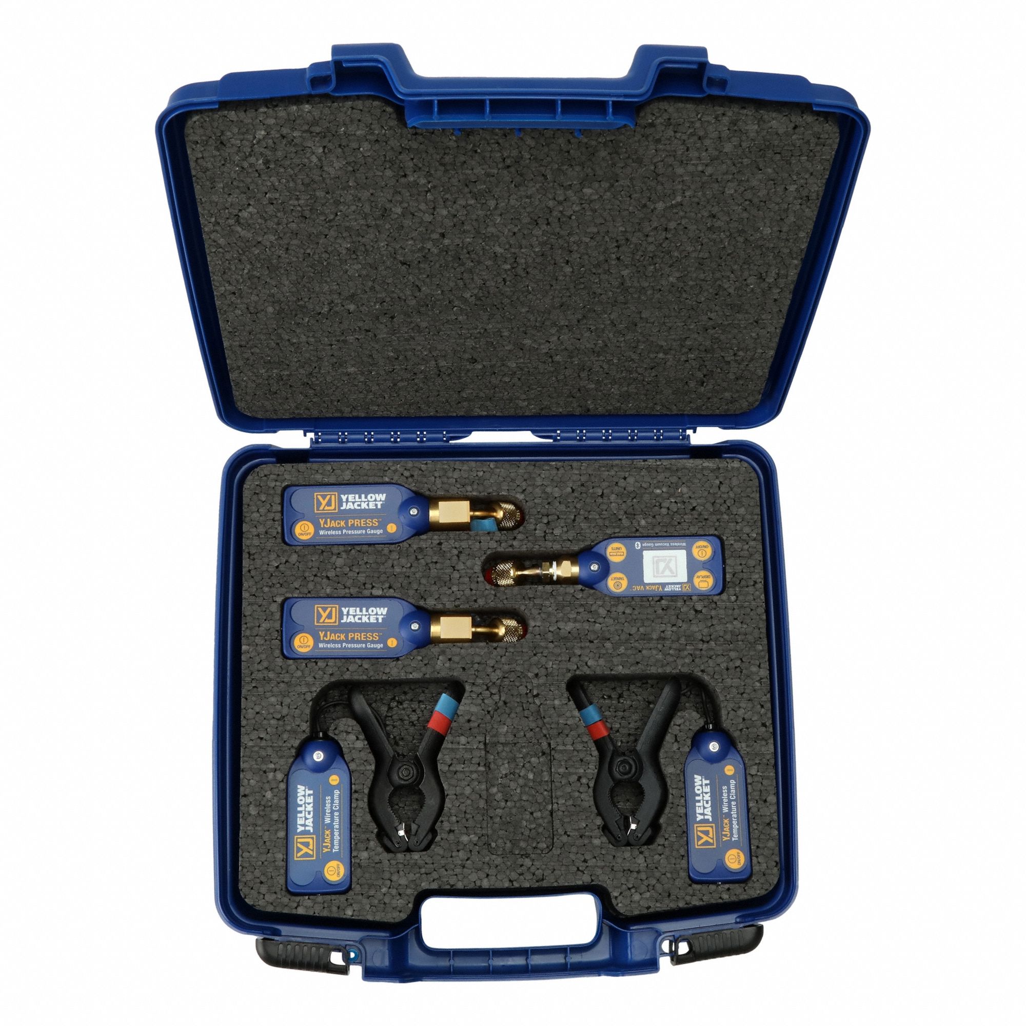 YELLOW JACKET, Pressure/Temp, Pressure/Temp, Charging and Evacuation ...