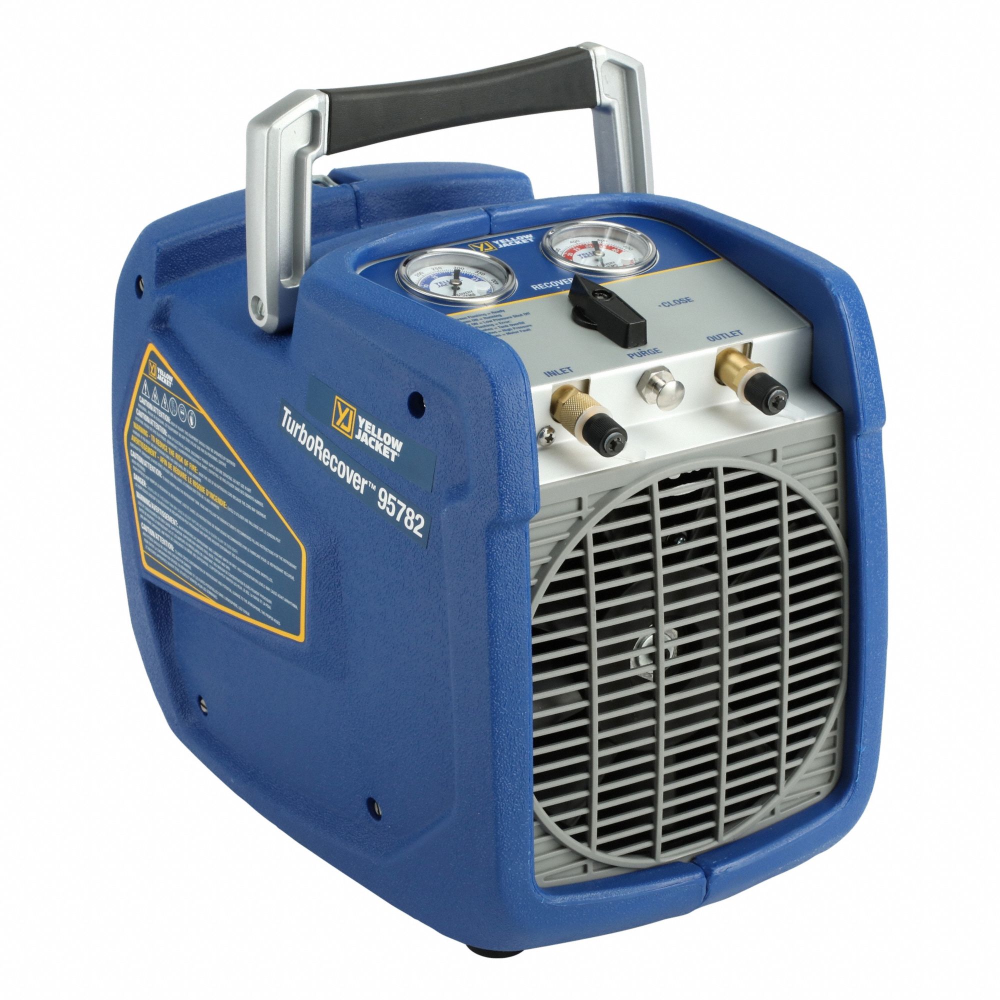 YELLOW JACKET, Shoulder Strap, 0.6 lb/min Vapor, Refrigerant Recovery ...