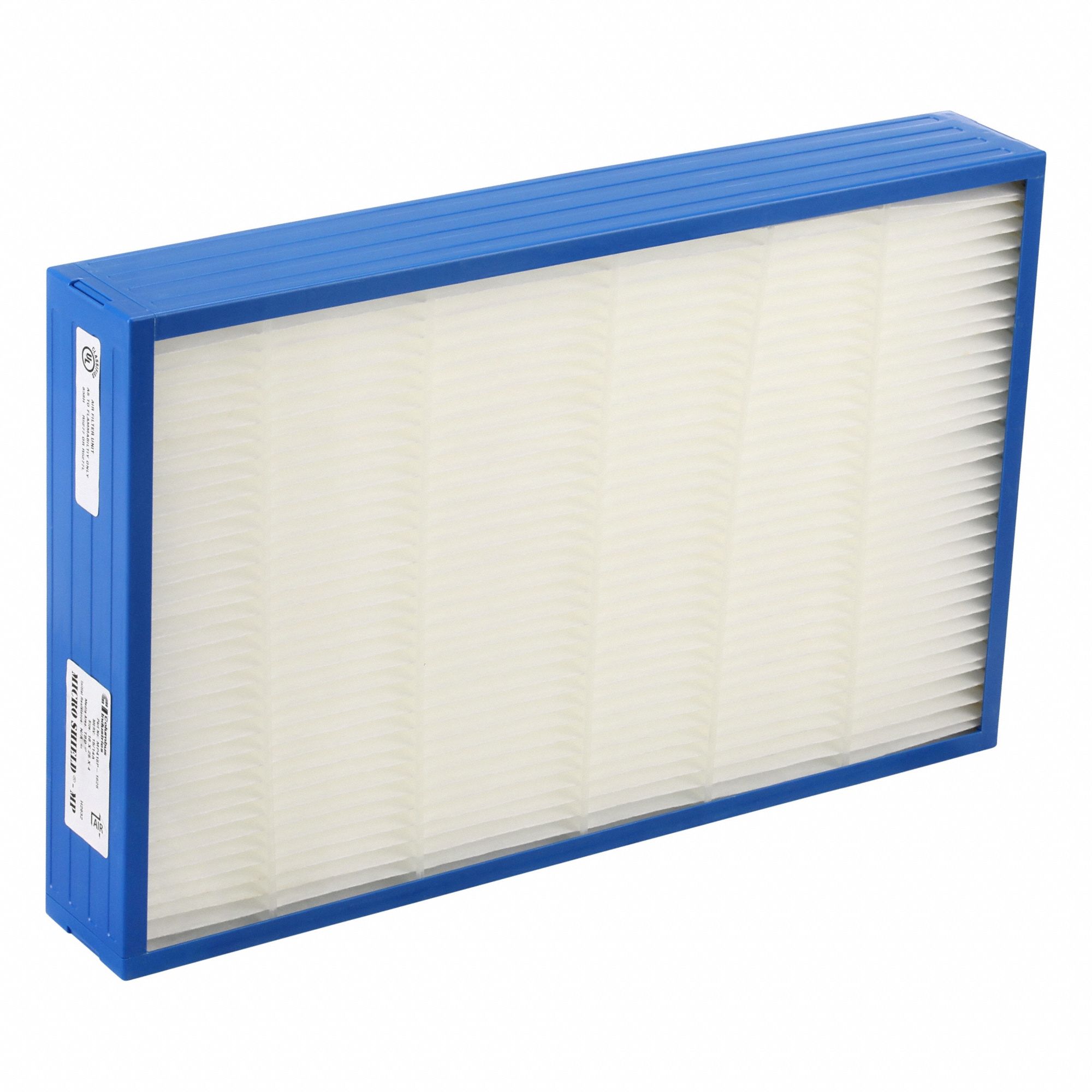 MICROSHIELD, Synthetic, Plastic, Mini-Pleat Air Filter - 809KN2|MP415P ...
