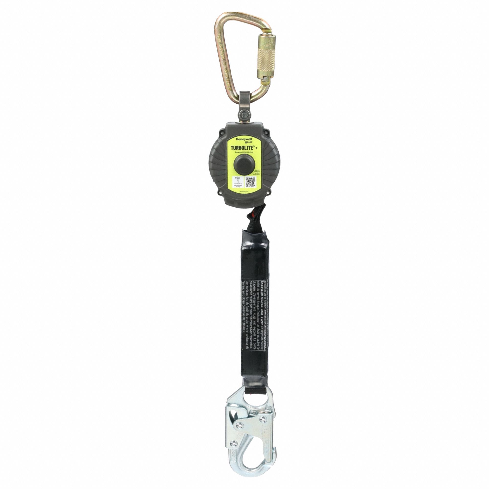 HONEYWELL, 2 13/16 inStainless Steel Snap Hook Anchor, Self-Retracting ...