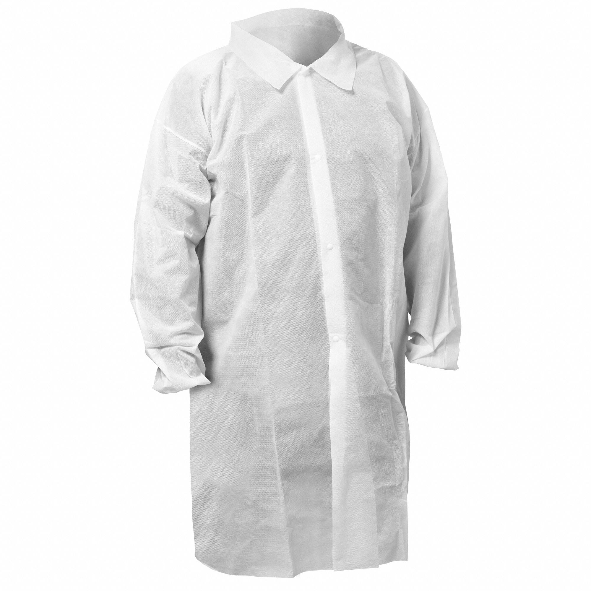 KLEENGUARD, Spunbond, Plain Collar, Lab Coat - 819UT5|KGA10 - Grainger