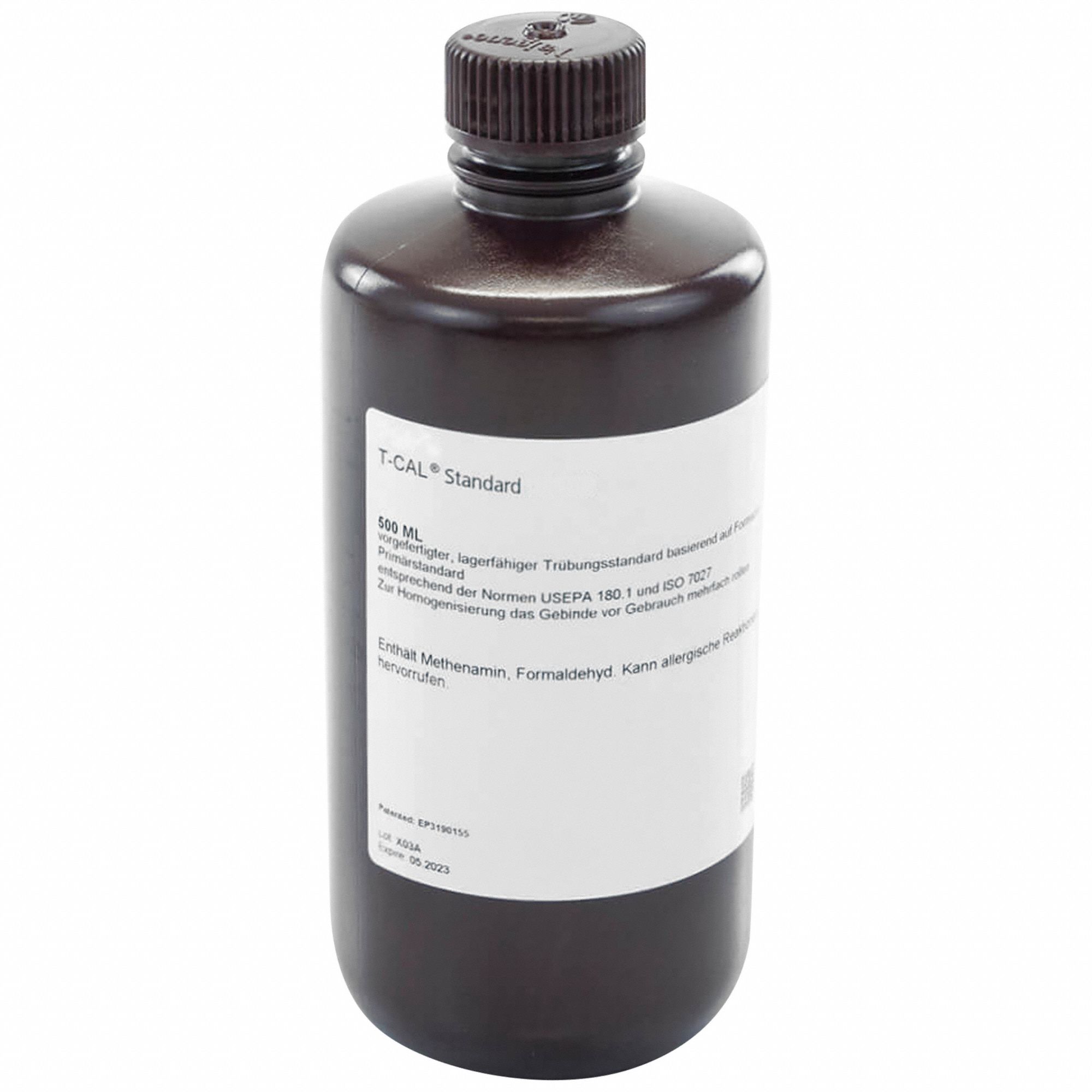 500 mL, 500, Water Testing Solution - 800WR9|T-CAL TURBIDITY STANDARD ...