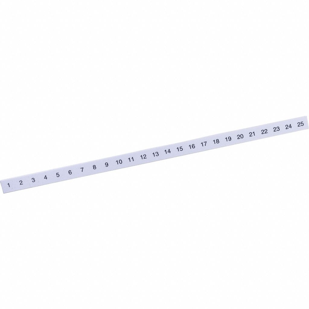 SQUARE D, White, 9080GK6 Terminal Blocks, Marking Strip - 913W39 ...