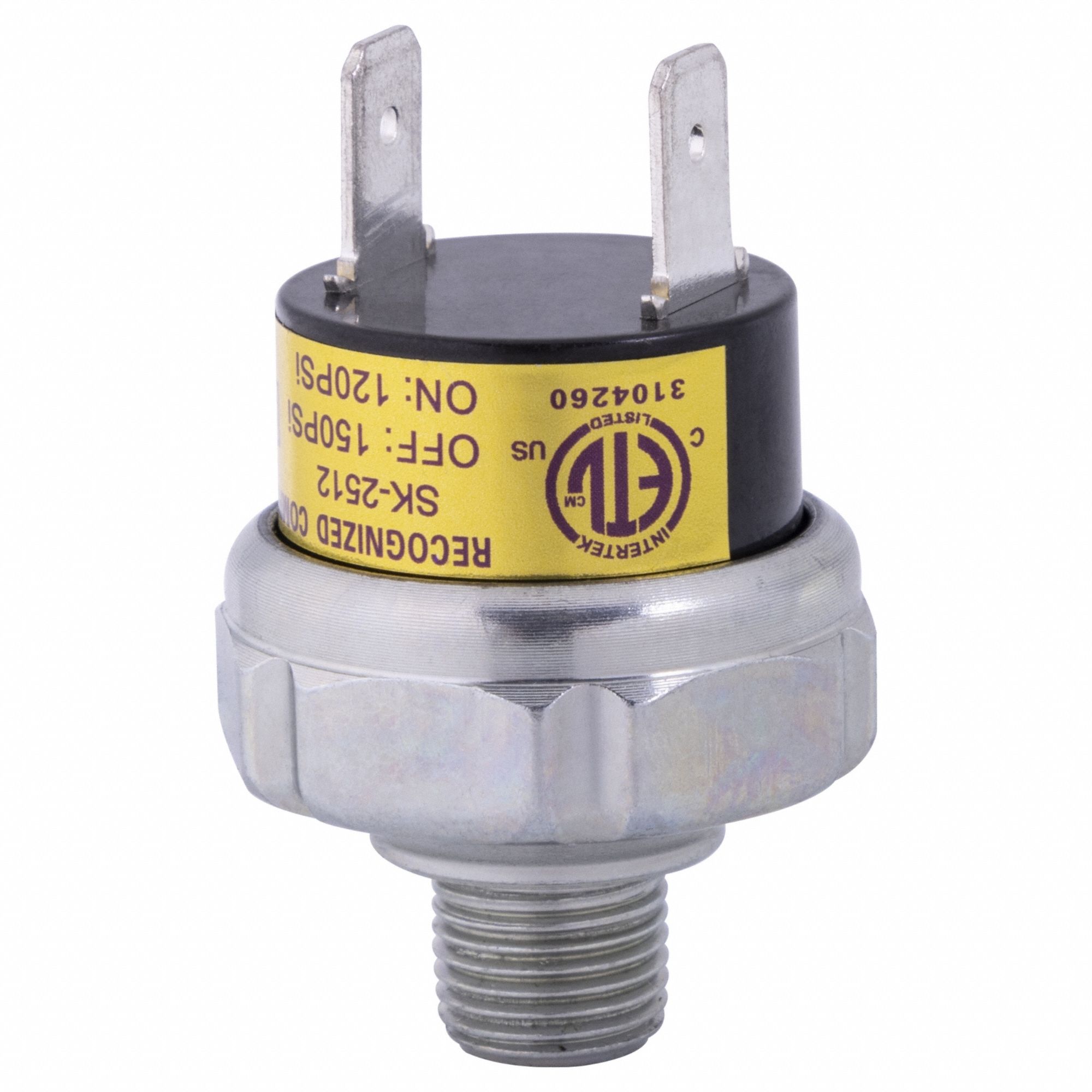 SPEEDAIRE, D3005000164, 810RA7, Pressure Switch for 6 Gal, 1HP Pancake ...