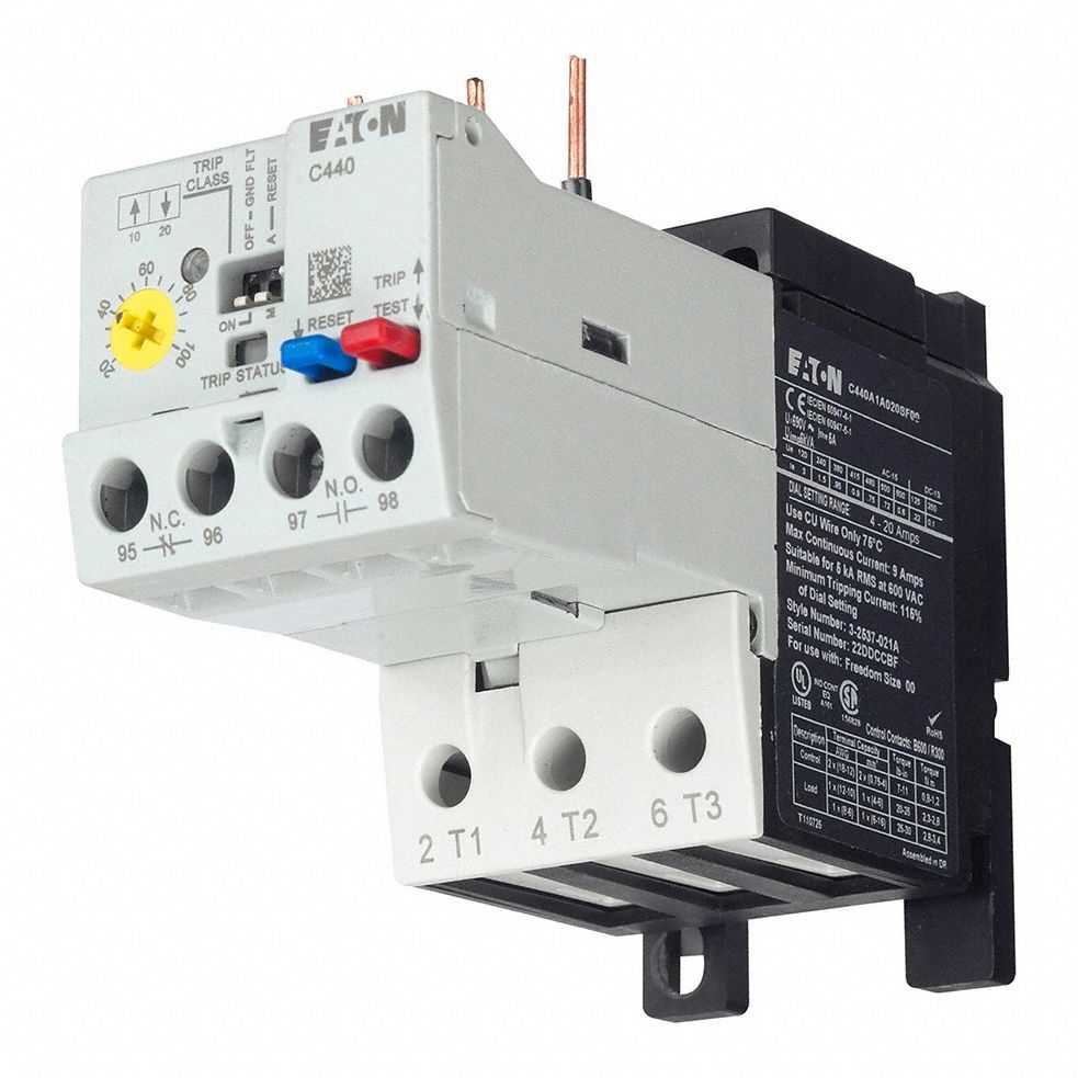 EATON, Electronic Protection, 3 Poles, Overload Relay - 810WA0 ...