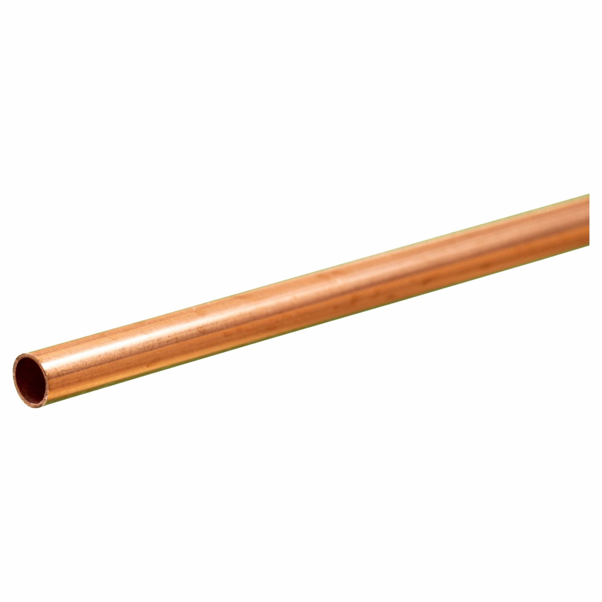 3/16 in Outside Dia, 0.159 in Inside Dia, 122 Copper Round Tube ...