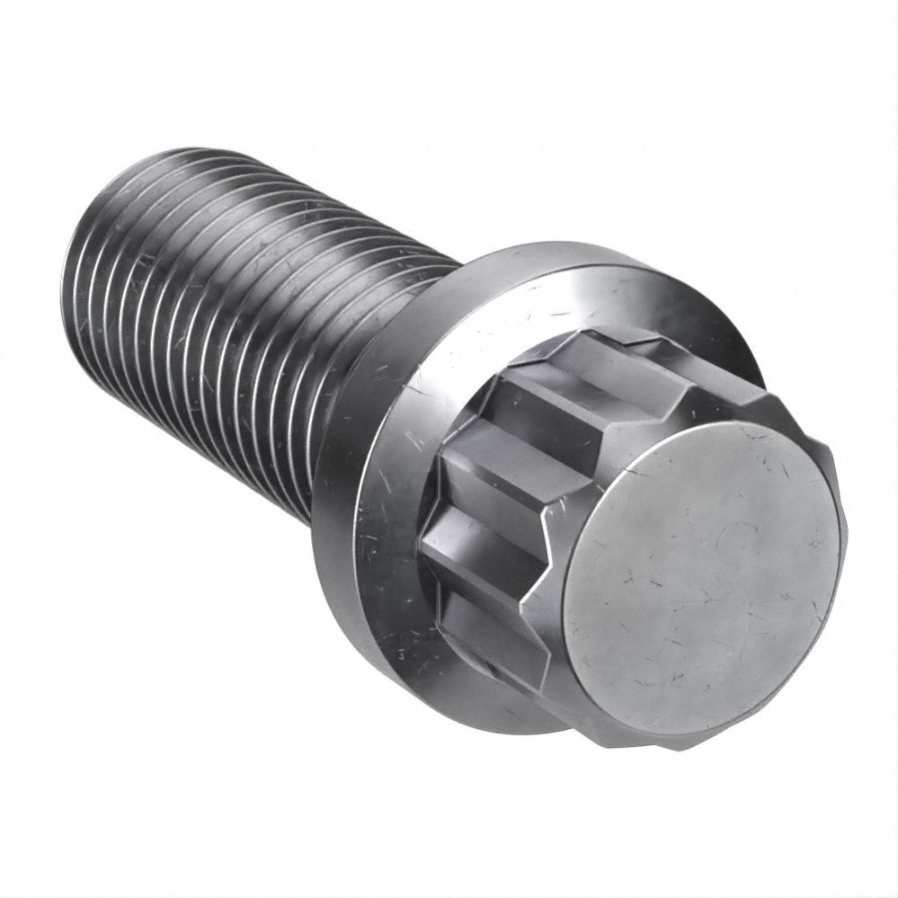 Std, Stainless Steel, Flange Bolts - 811HX0|1-12B-31C-75 - Grainger