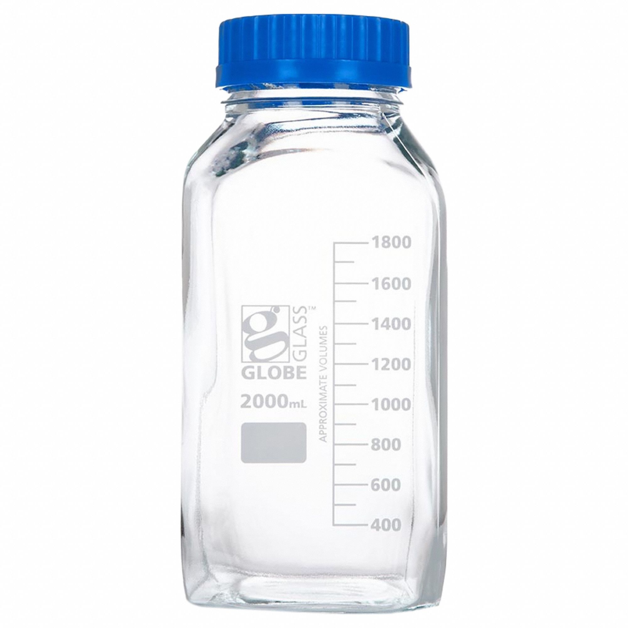 Borosilicate Glass, 2 L Capacity - mL, Bottle - 811GH1|8122000 - Grainger