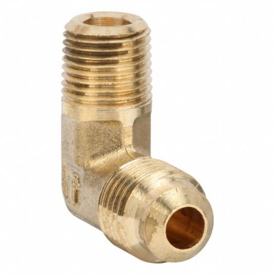 1/4 in OD x 1/8 in Pipe Fitting Size, Flared/Threaded, Flared Fitting Elbow - 814N59|149F-4-2 ...