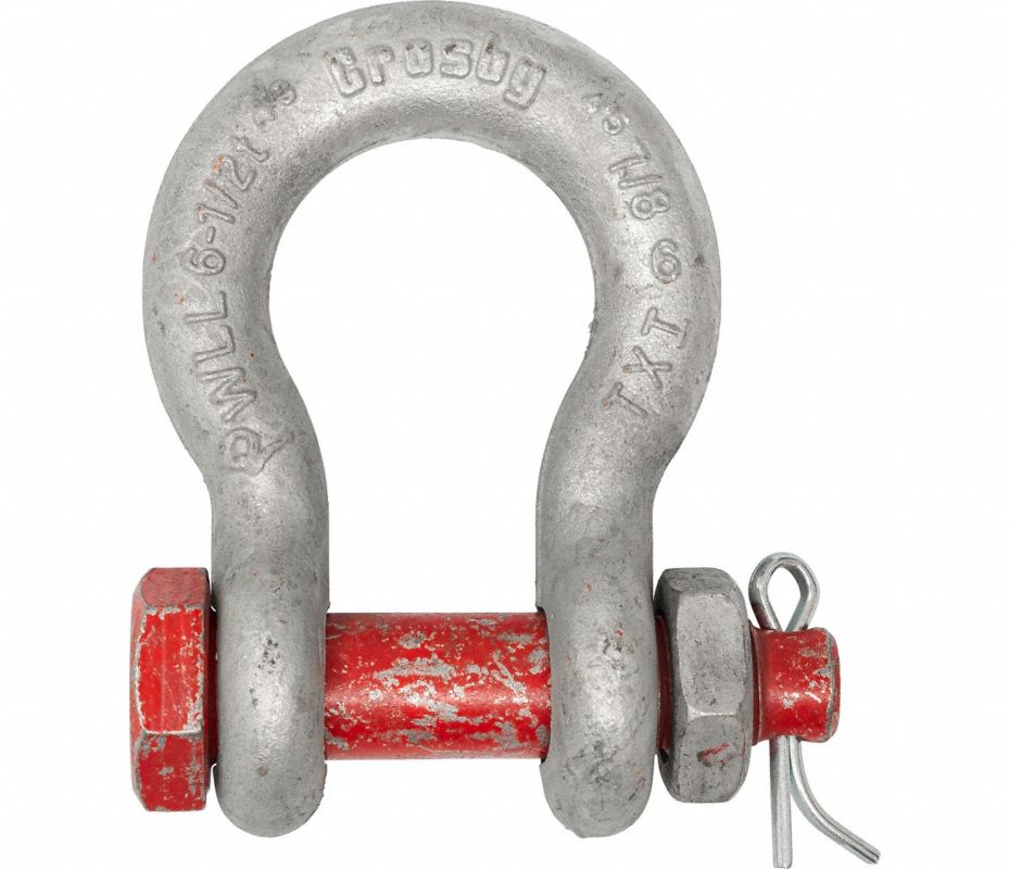CROSBY Grillete Anclaje,9500 lb.,Acero Carbono - 814ZV4 | 1019515 ...