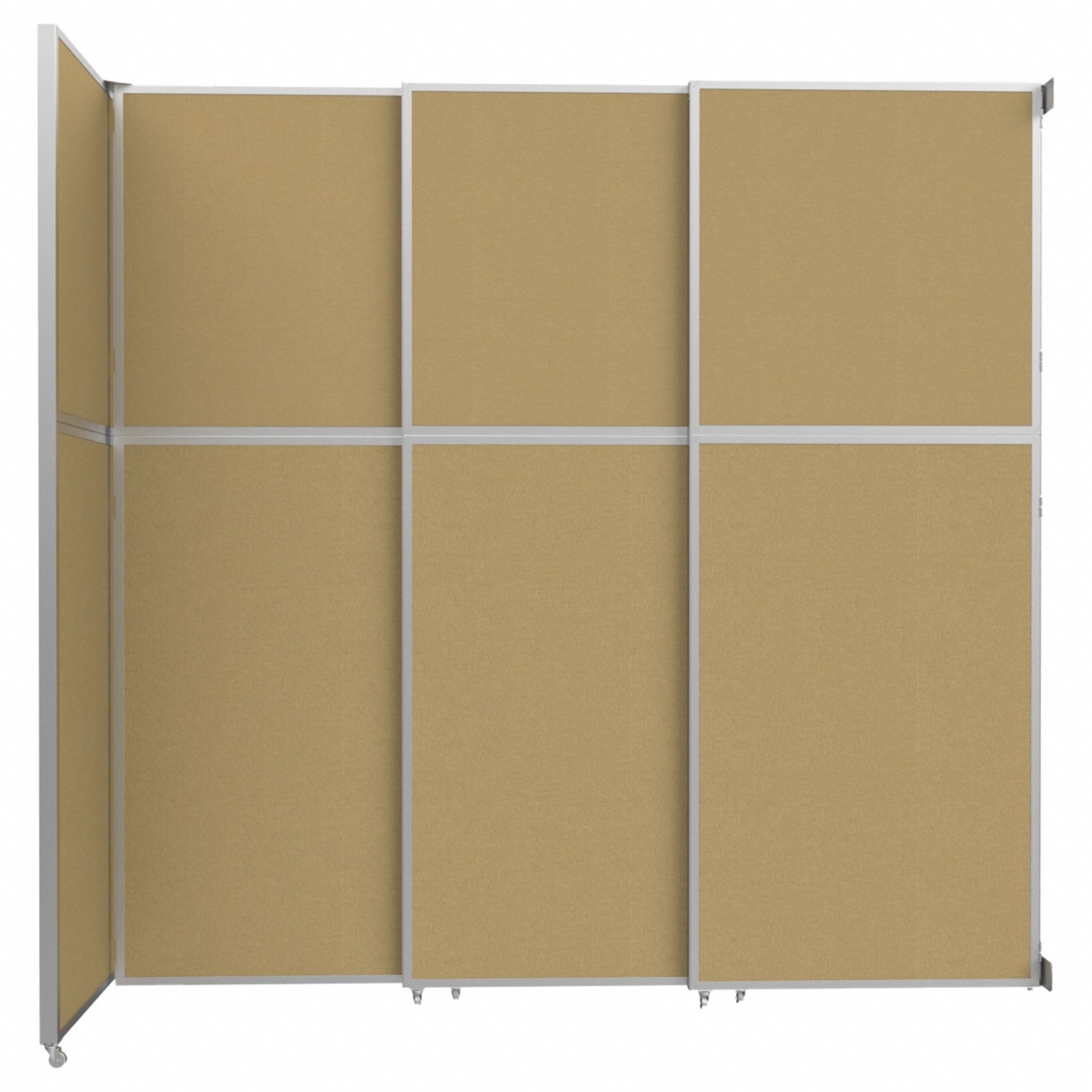 VERSARE, 3 Panels, Opaque, Room Divider - 816WP1|1072301-1 - Grainger