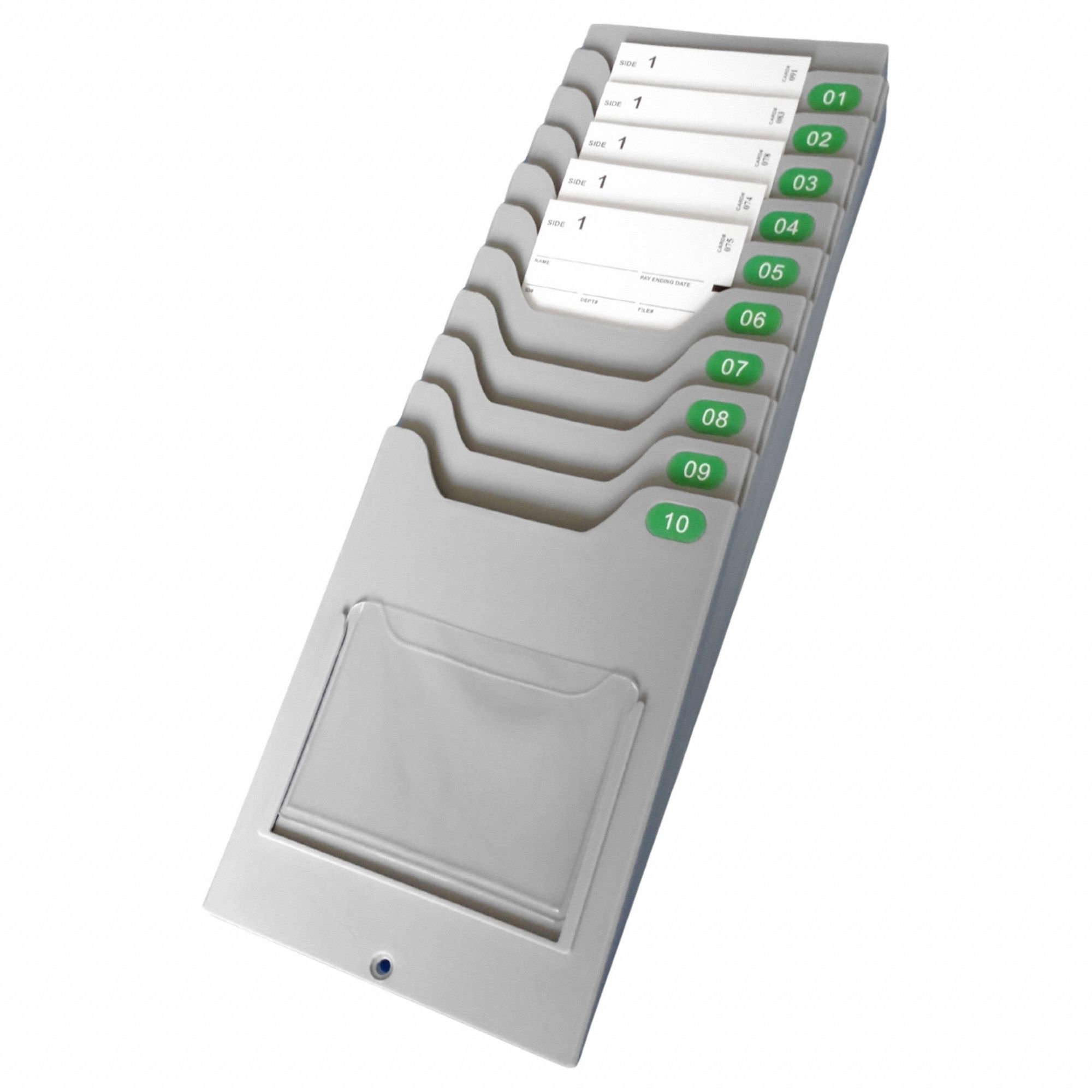 AMANO, 16 1/8 in Ht, 7 3/8 in Wd, Time Card Rack - 817NR9|TCR-100000 ...