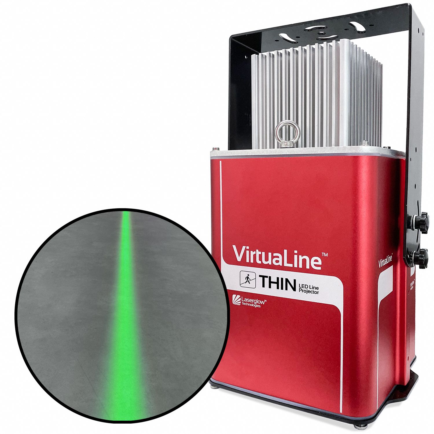 LASERGLOW TECHNOLOGIES, Projector and Lens, Straight Line, Fixed Image ...