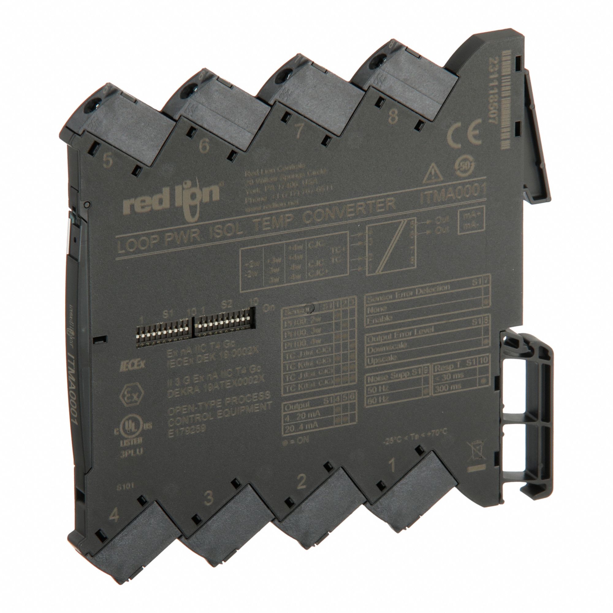 RED LION, DIN Rail Mounting, 4.53 in Overall Dp, Signal Converters ...