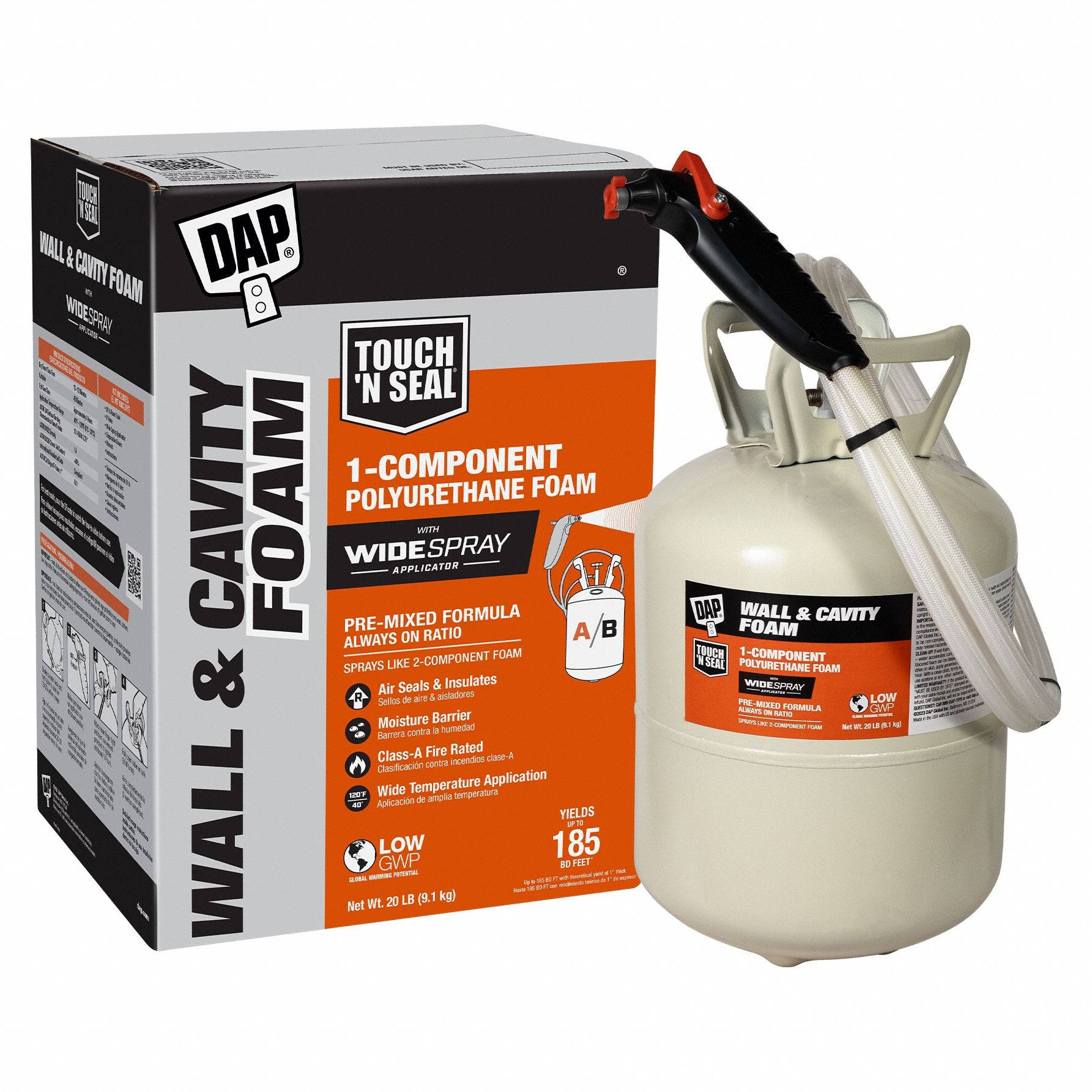 TOUCH 'N SEAL, Polyurethane Insulating Foam, Cream, Insulating Spray ...