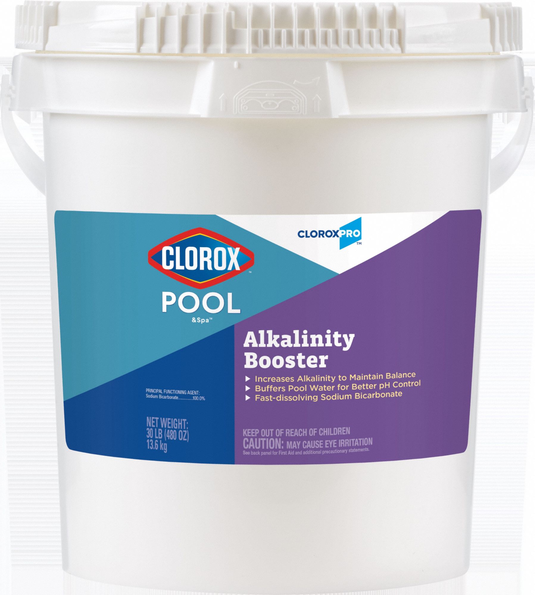 CLOROXPRO, Powder, Bucket, Alkalinity Booster - 819P82|90030CLP - Grainger