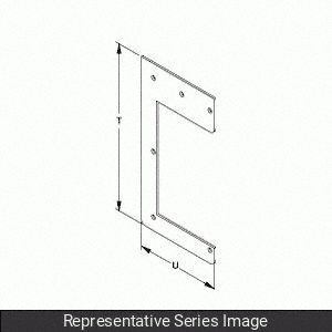 HAMMOND MANUFACTURING, 6 in Wd, 6 in Ht, Wireway Drop Hanger - 819RJ9 ...