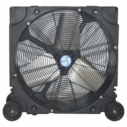 POWER BREEZER, 24 in Blade Dia, 3 Speeds, Industrial Fan - 819RX3|F240S ...