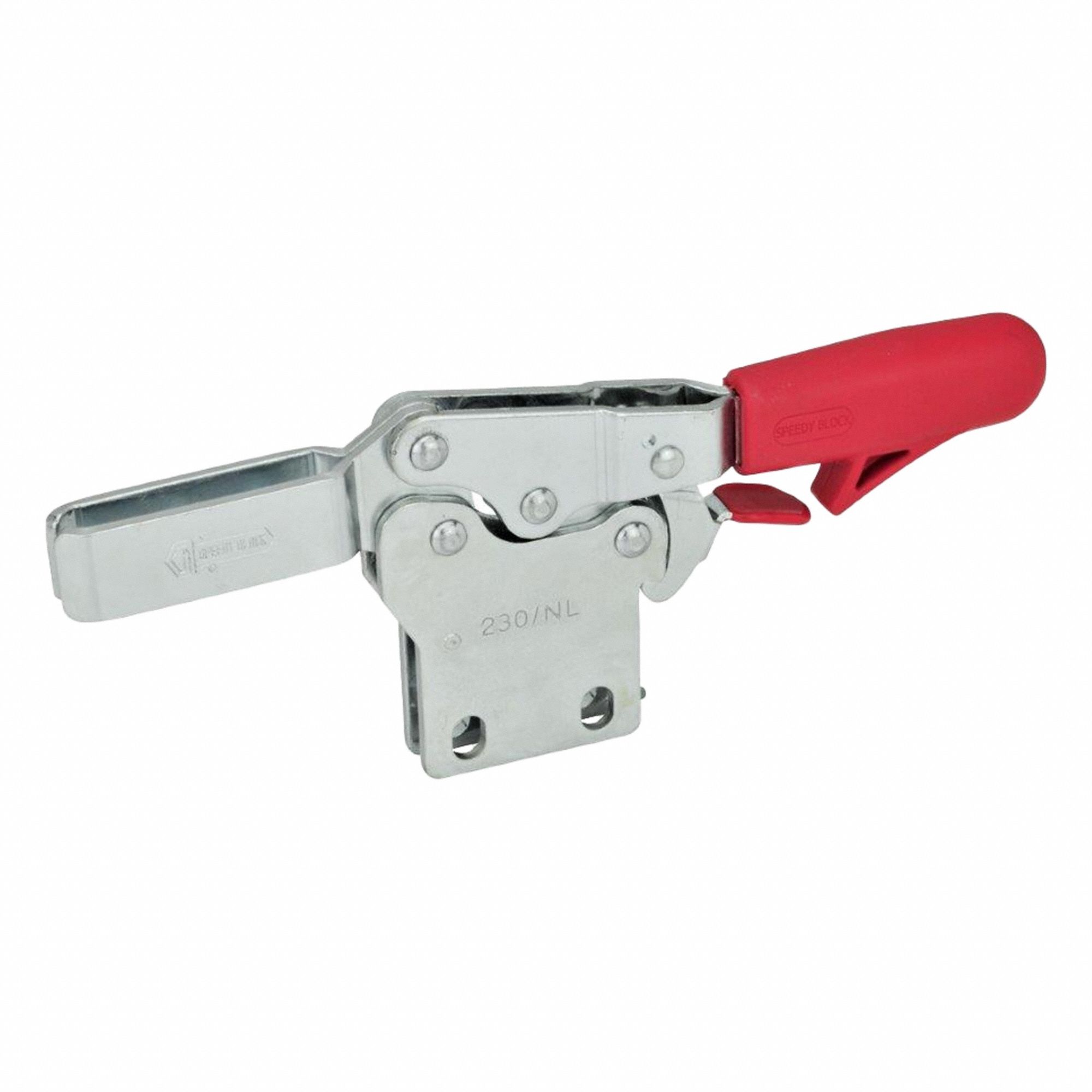JW WINCO, Locking Horizontal Handle, Flange Base Mounting, Horizontal Acting Toggle Clamp ...
