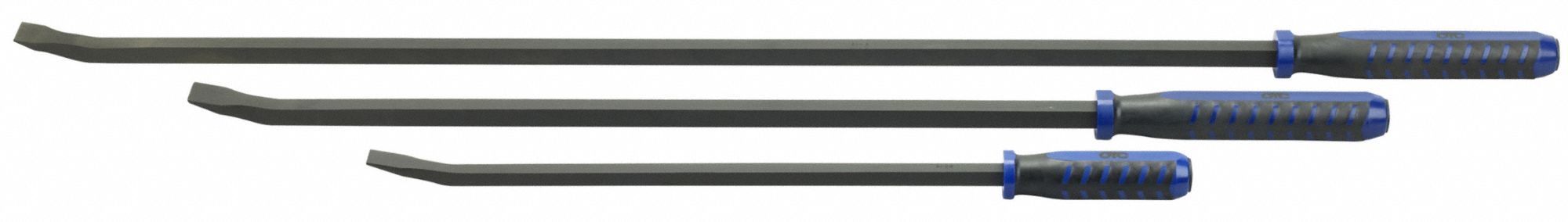 Chisel End, 24 in_36 in_48 in Overall Lg, Pry Bar Set - 468L15|8203L ...