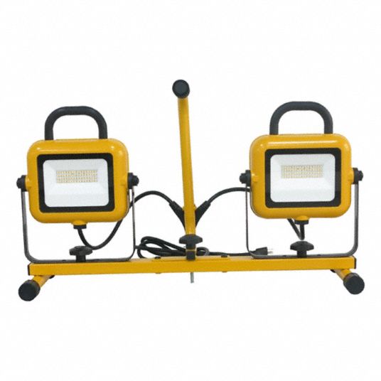 9,000 lm Max Brightness, LED, Floor Stand Job Site Light - 820DC5 ...
