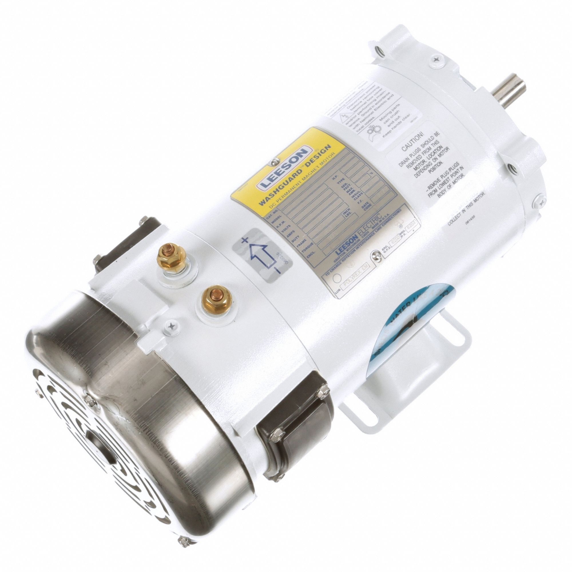 LEESON, 3/4 HP, 1,800 Nameplate RPM, DC Permanent Magnet Motor - 820GW4 ...